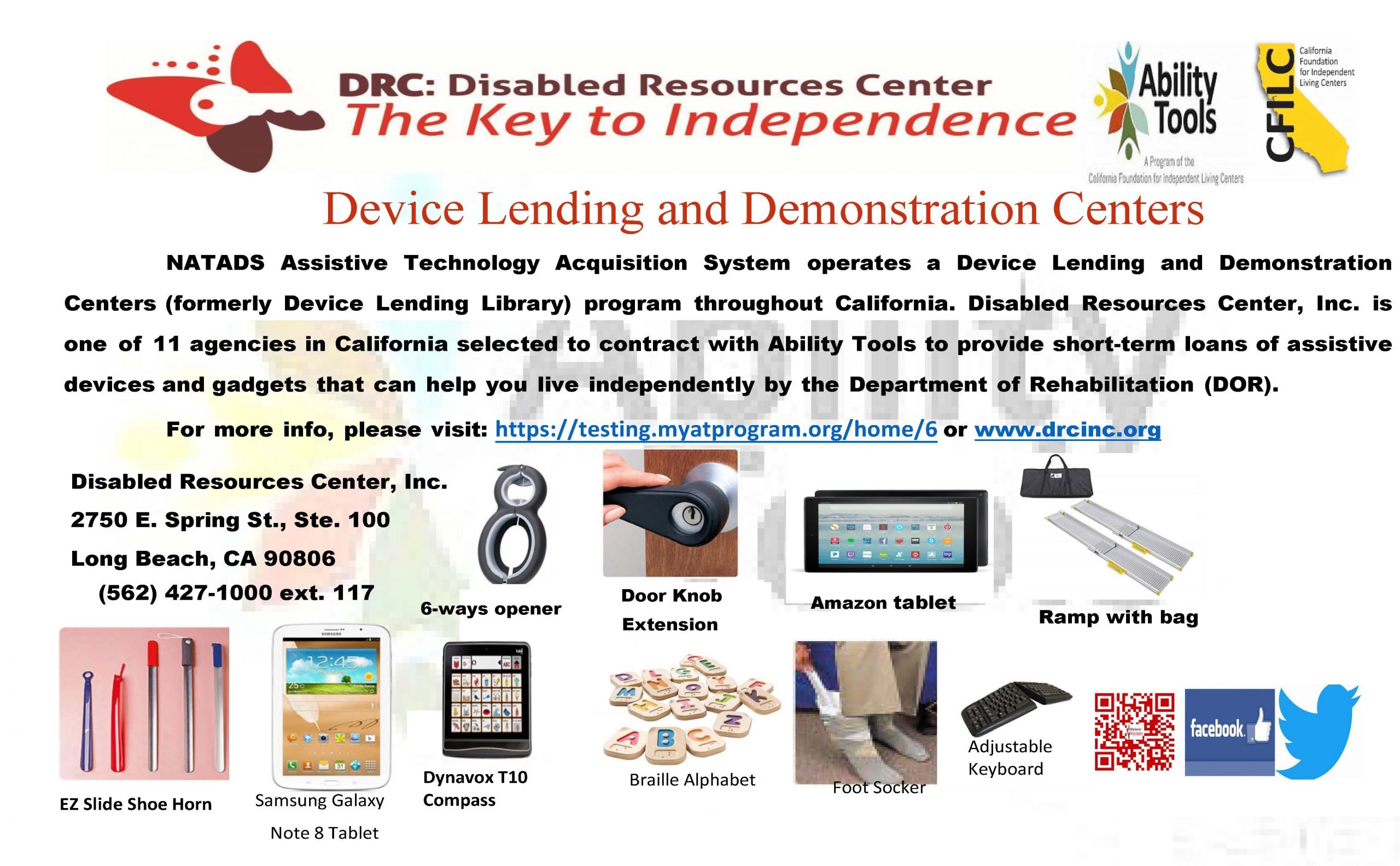 Device Lending and Demonstration Centers - Disabled Resource Center Device Lending and Demonstration Centers - Disabled Resource Center