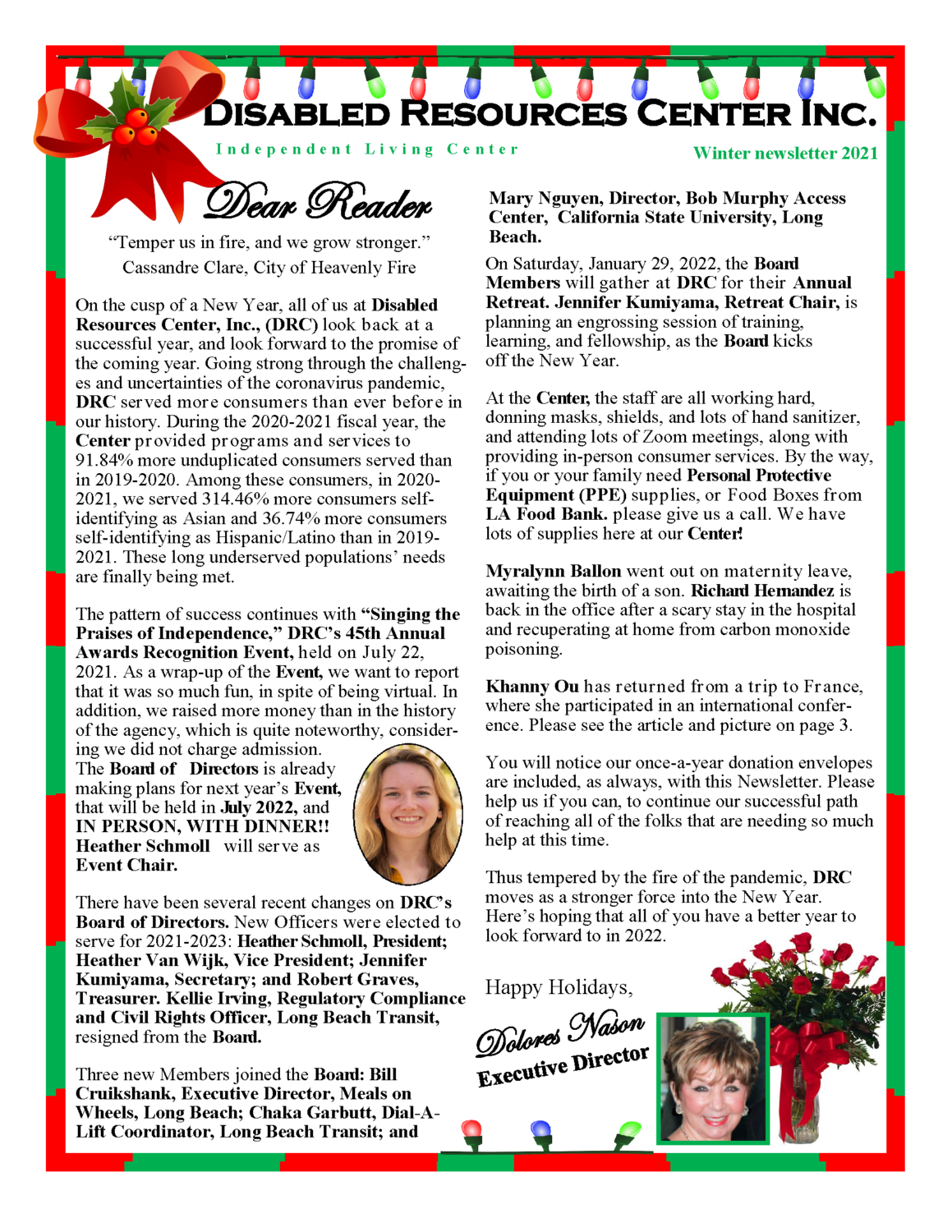 Newsletters - Disabled Resource Center